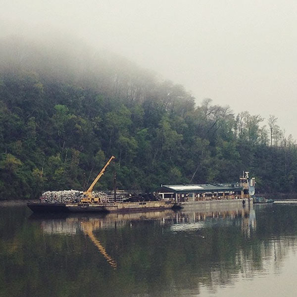 THE HITCHHIKERS OF THE MISSISSIPPI: LIFE ON A TRASH BARGE | Antique ...