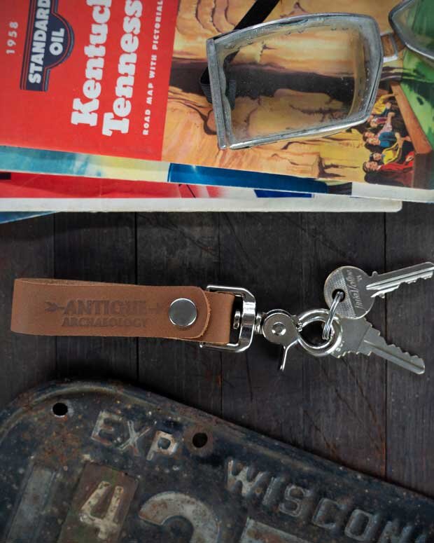 Leather Strap Keychain | Antique Archaeology