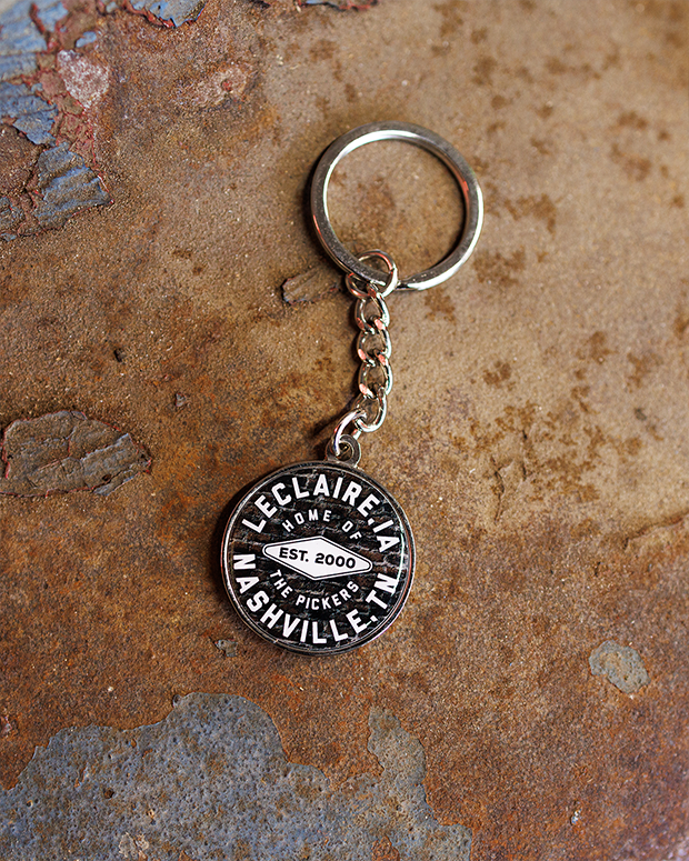 Logo Bubble Keychain | Antique Archaeology
