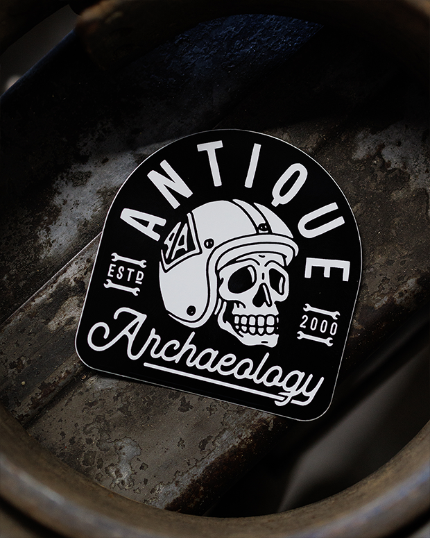 Skull Sticker | Antique Archaeology