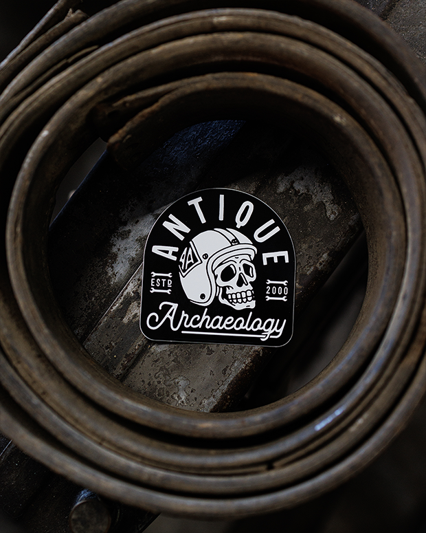 Skull Sticker | Antique Archaeology
