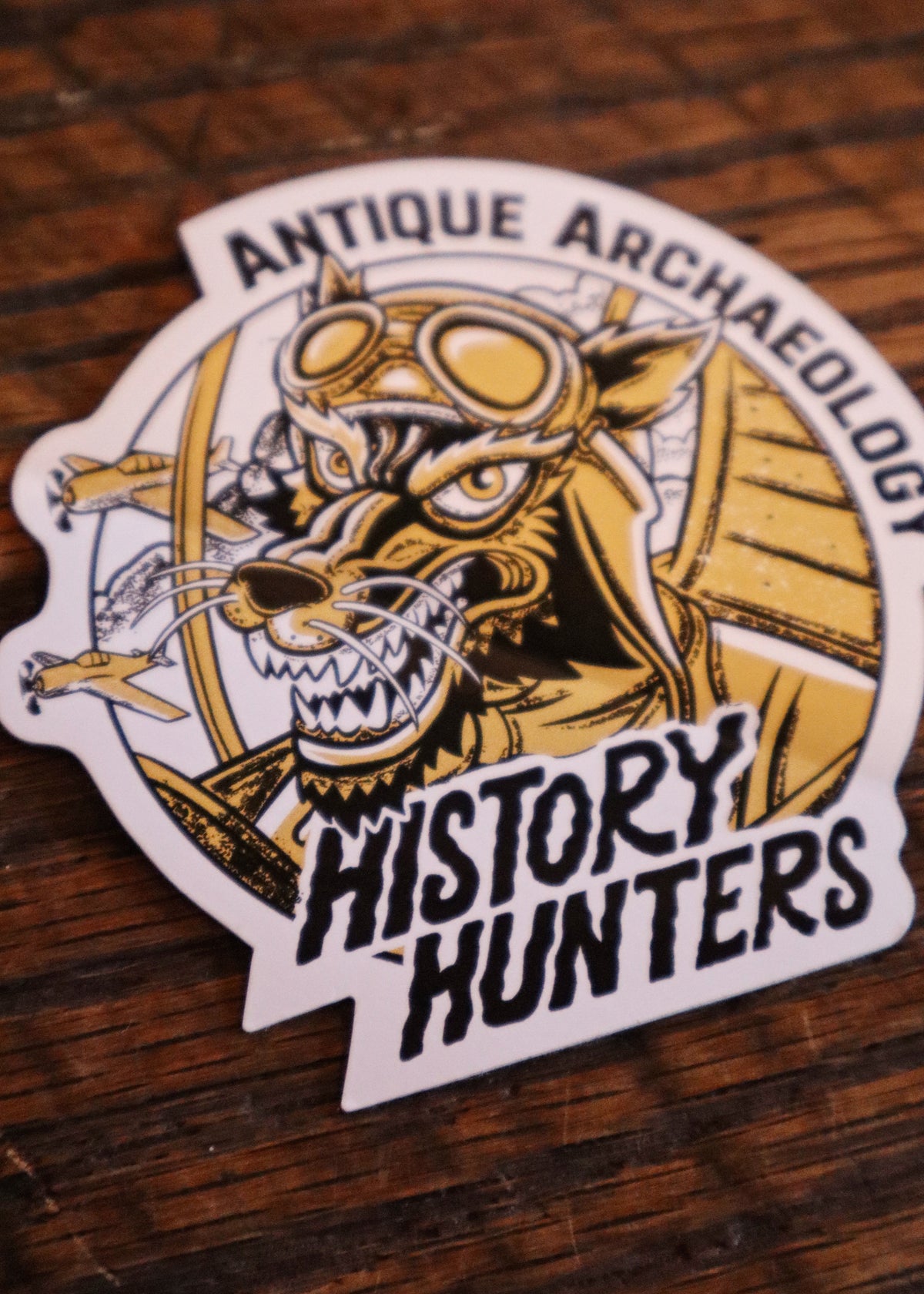 History Hunter Sticker | Antique Archaeology