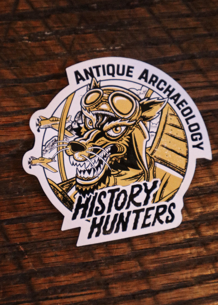 History Hunter Sticker | Antique Archaeology