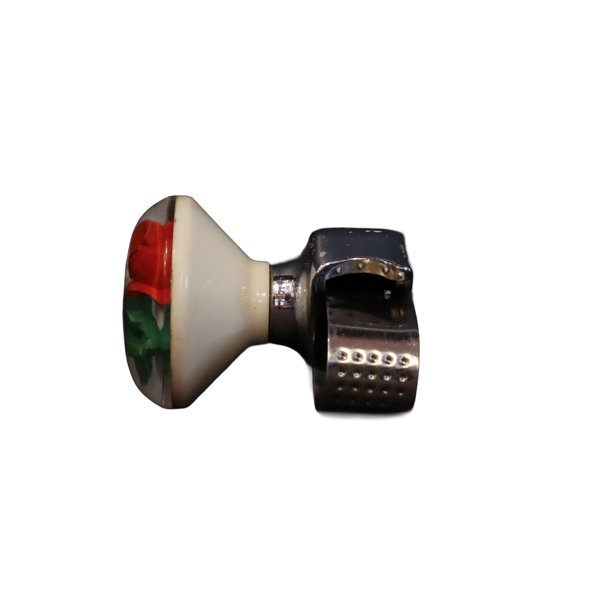 Red Rose Steering Knob | Antique Archaeology