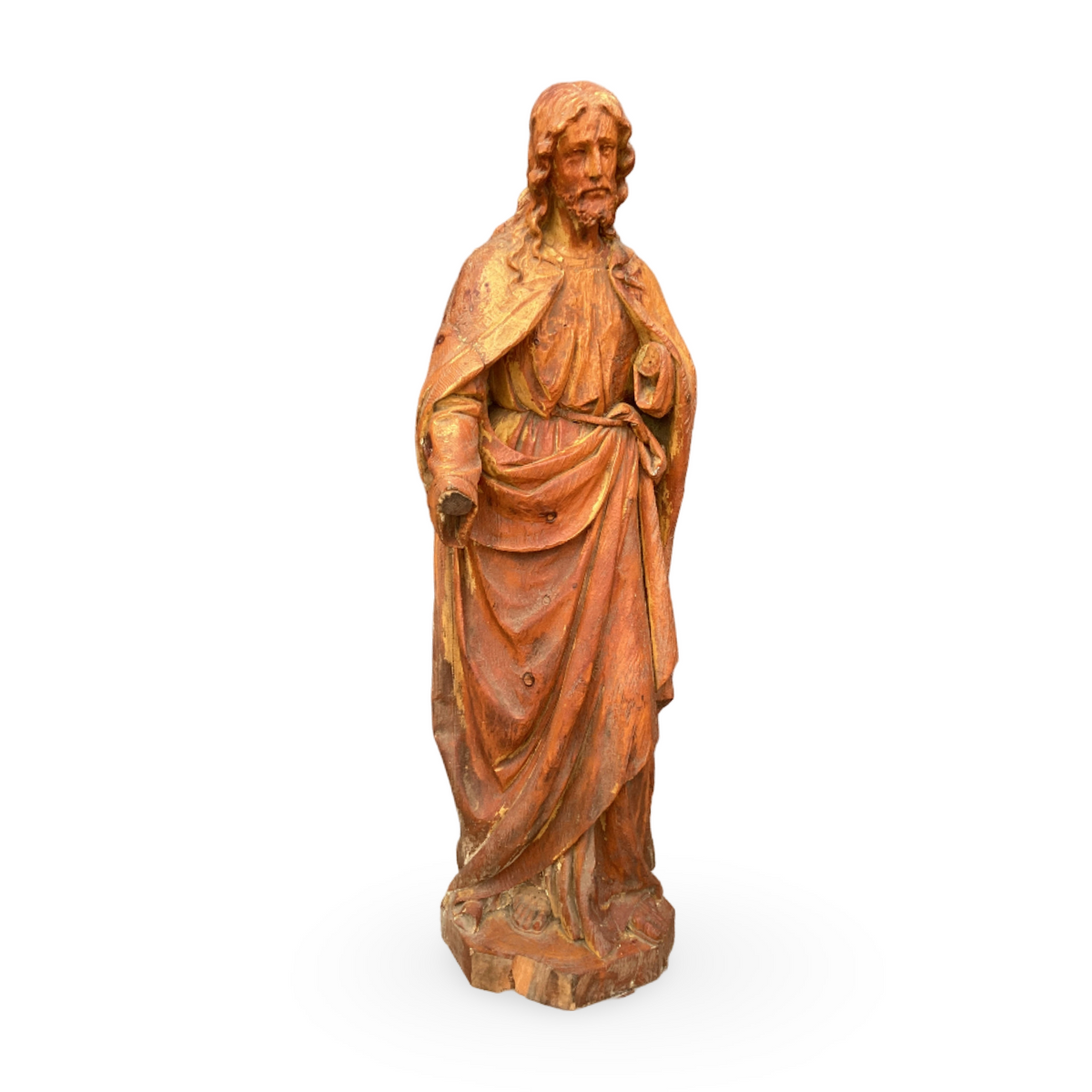 Wooden Jesus Sculpture | Antique Archaeology