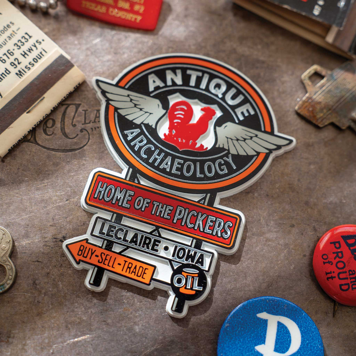 Road Sign Magnet | Antique Archaeology