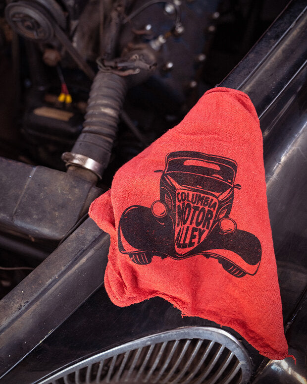 CMA Red Shop Rags | Antique Archaeology