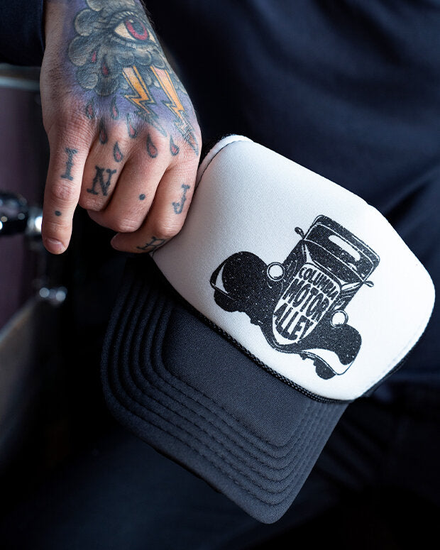 CMA Black Trucker Hat | Antique Archaeology